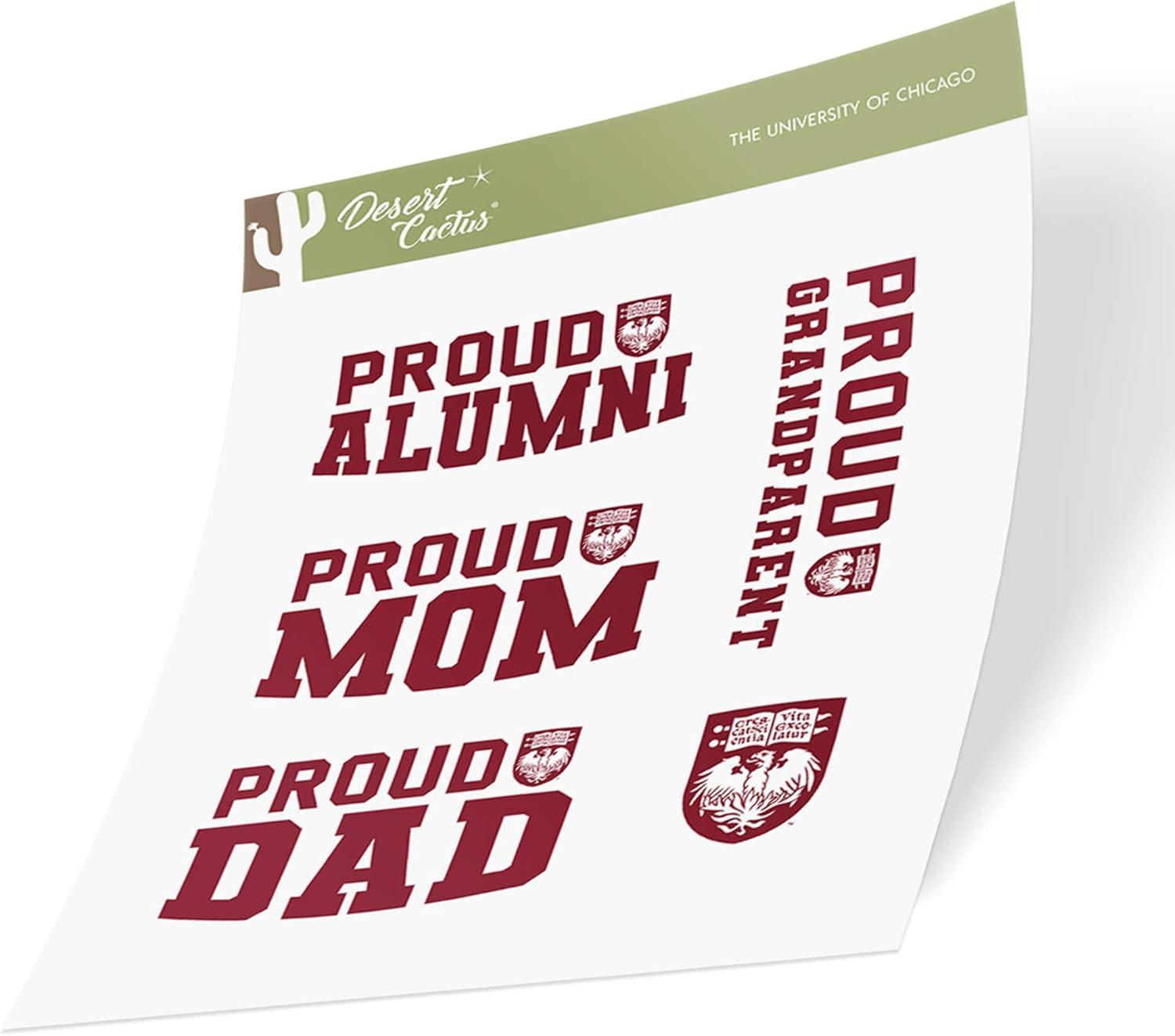 The University of Chicago UChicago Maroons NCAA Sticker Vinyl Decal ...