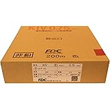 Amazon | FDC(フジクラ・ダイヤケーブル) 電気機器用ビニル絶縁電線 KIV KIV 0.75SQ 黒 200m | 多芯ケーブル | 産業・研究開発用品 通販