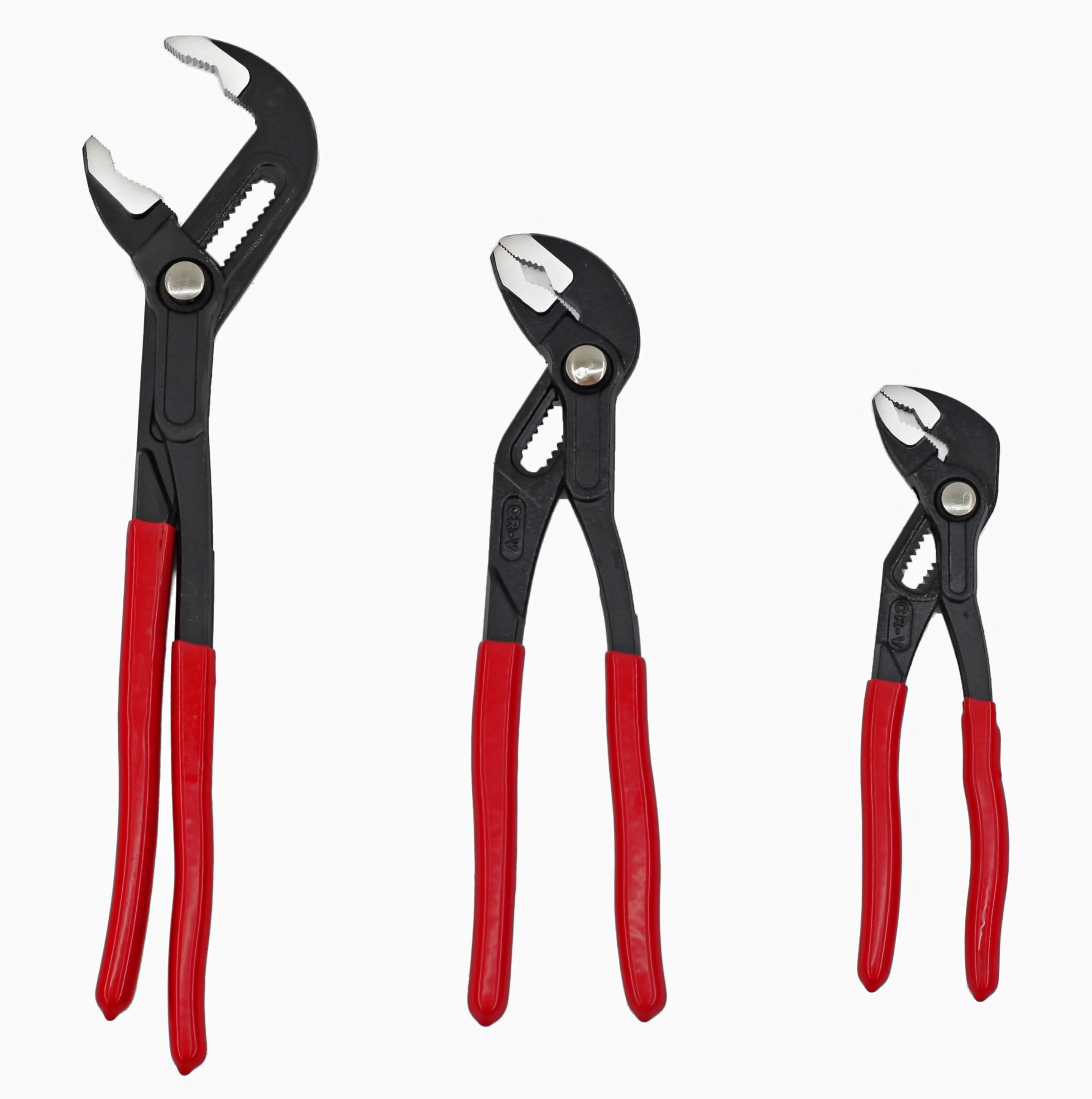 Quick Adjust Groove Joint Pliers Set 7-inch, 10-inch, 12-inch, Groove ...