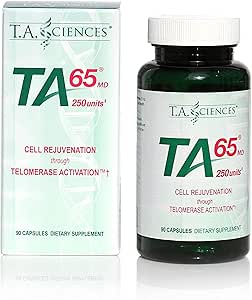 Amazon.com: T.A. Sciences TA-65 cell rejuvenation through Telomerase ...