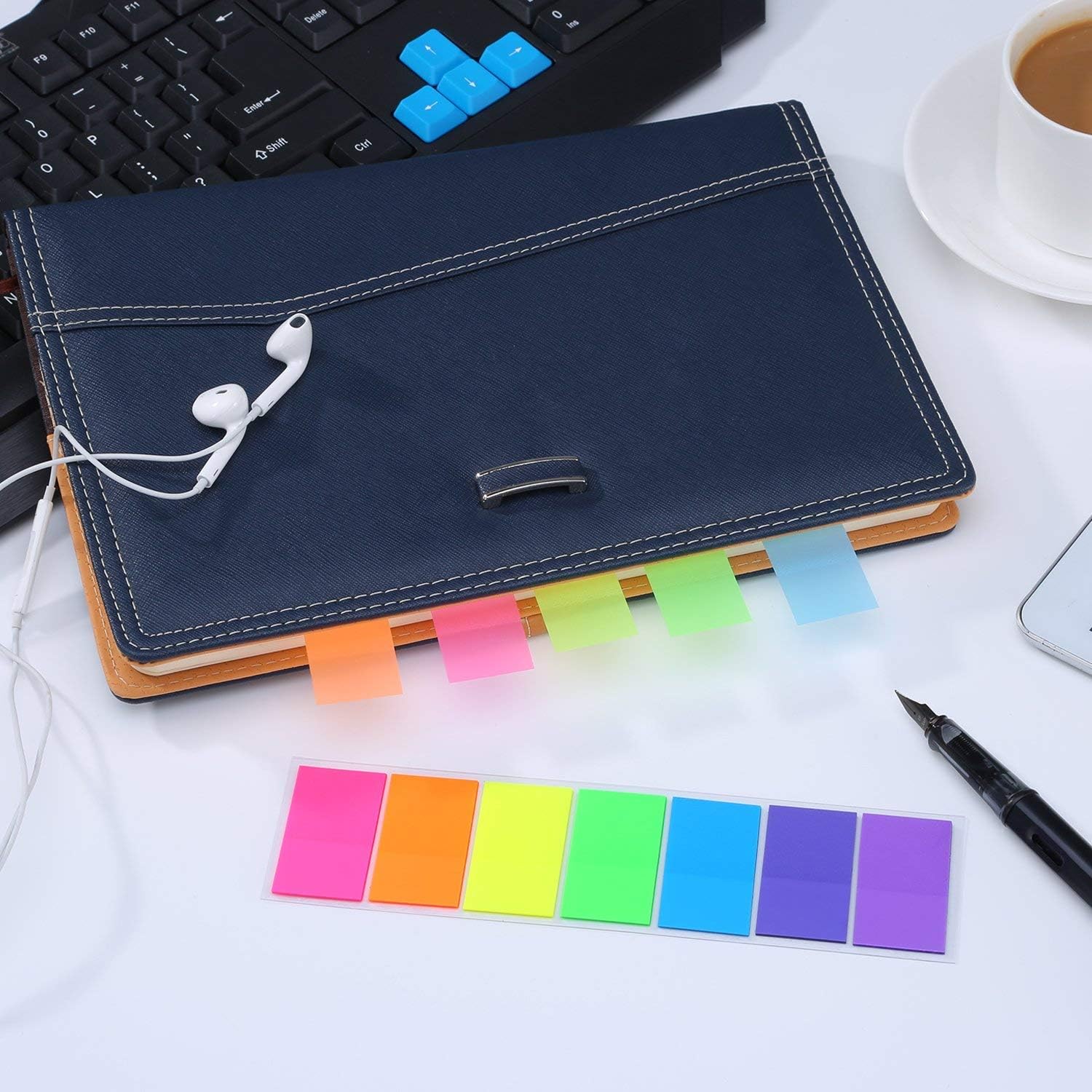 560 Sheets Flags Index Tabs Sticky Notes Writable Labels Page Marker ...