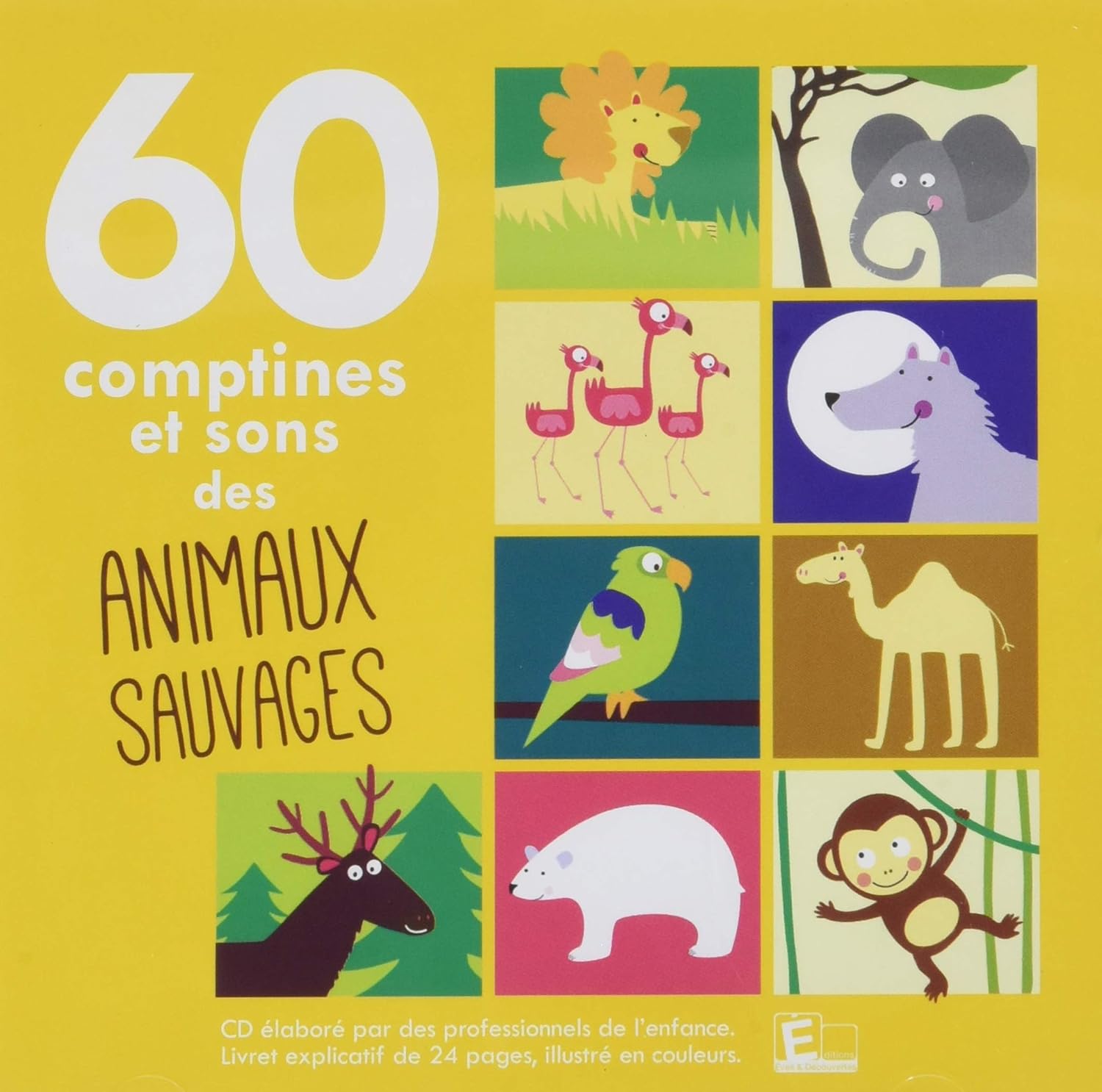 60 Comptines & Sons des Animaux Sauvages: Multi-Artistes, Multi ...
