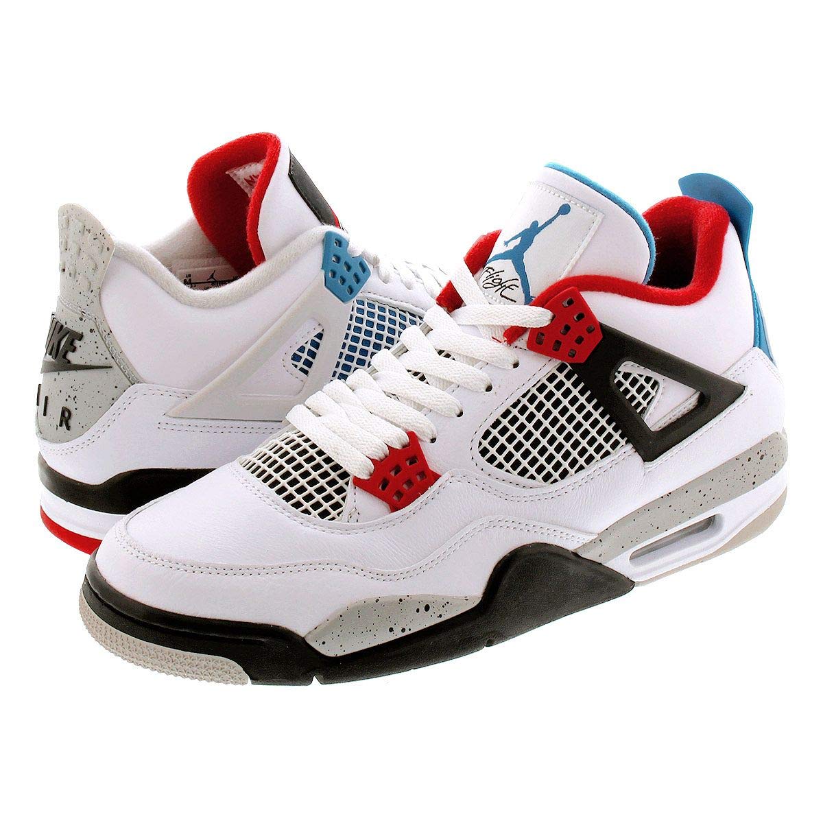 Mua Nike Air Jordan 4 Retro SE WHITE/FIRE RED/TECH GREY/MILITARY BLUE ...