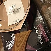 Amazon.com: WaxonWare 12.5 Inch Non Stick Wok With Glass Lid Coated ...