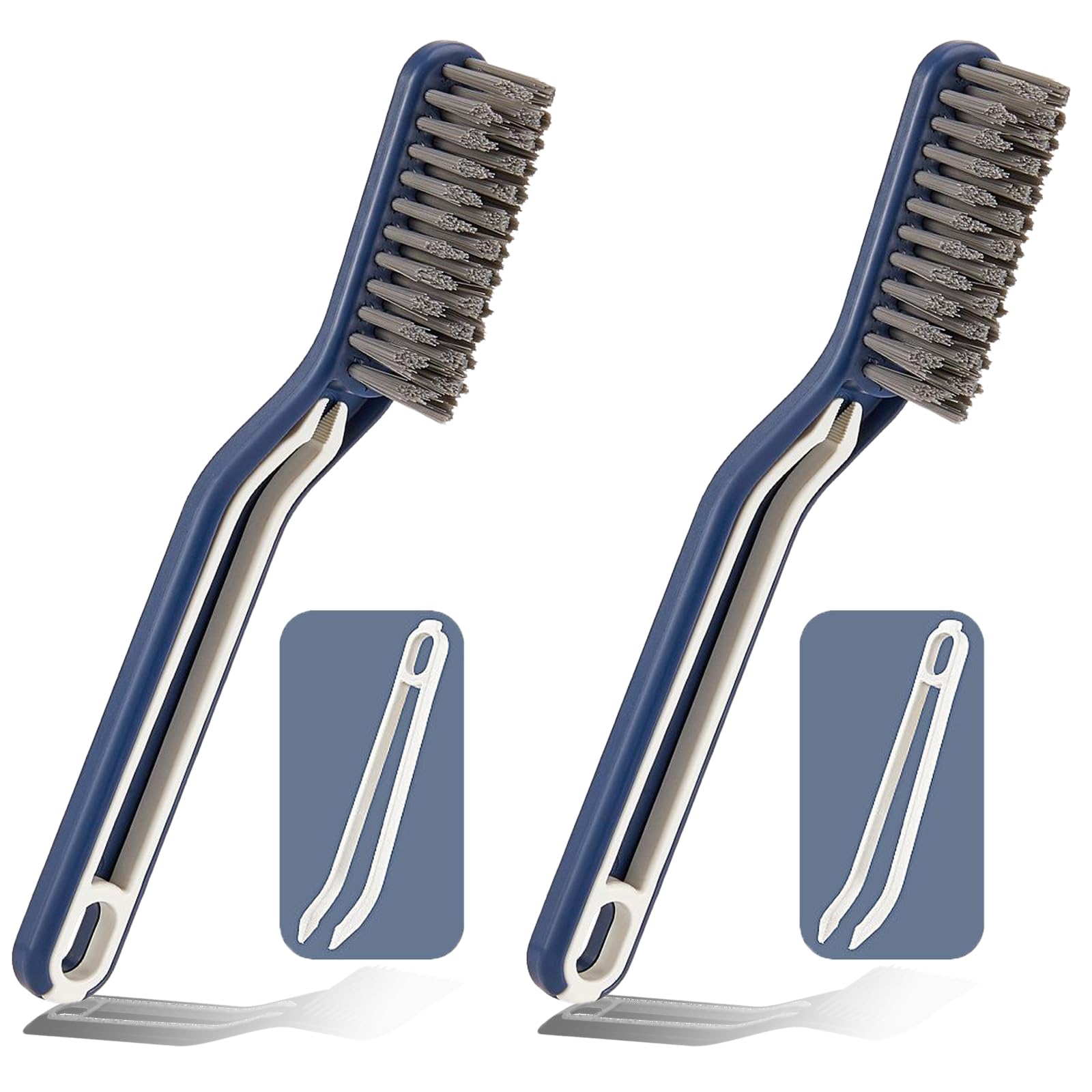 Crevice Cleaning Brush - 5Pcs Gap Cleaning Tool, Hard Bristled Crevice ...