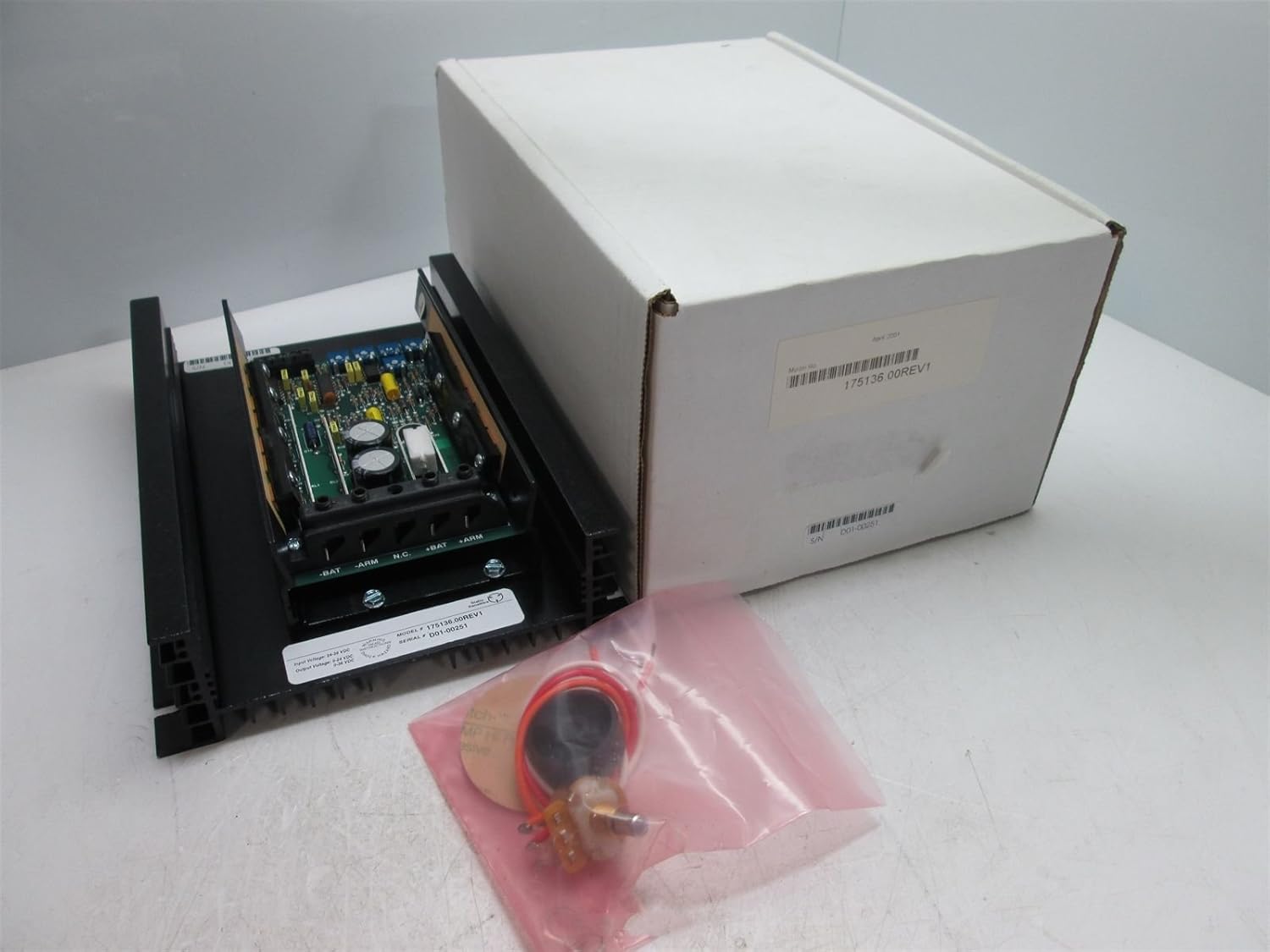 Leeson 175136.00 DC Motor Adjustable Speed Control, Input Voltage: 24 ...