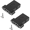 Amazon.com: QIANRENON 8K DP1.4 Panel Mount Coupler Displayport Female ...