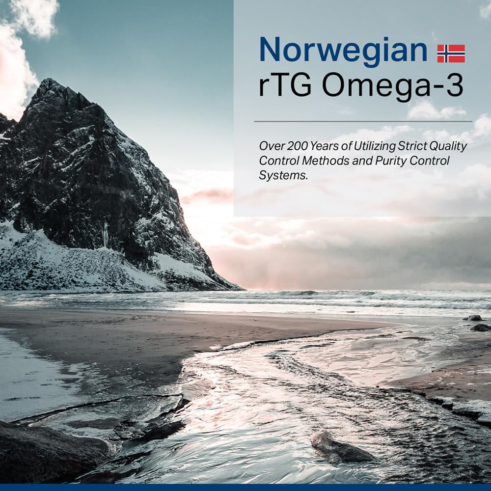 Mua Norwegian rTG Omega 3 Fish Oil for Brain & Heart Boost ...