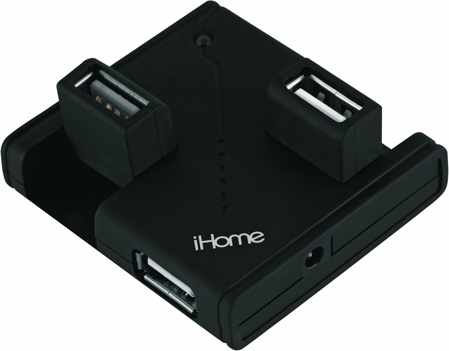 Amazon.com: iHome IH-U555FB 4-Port USB 2.0 Notebook Hub (Black ...