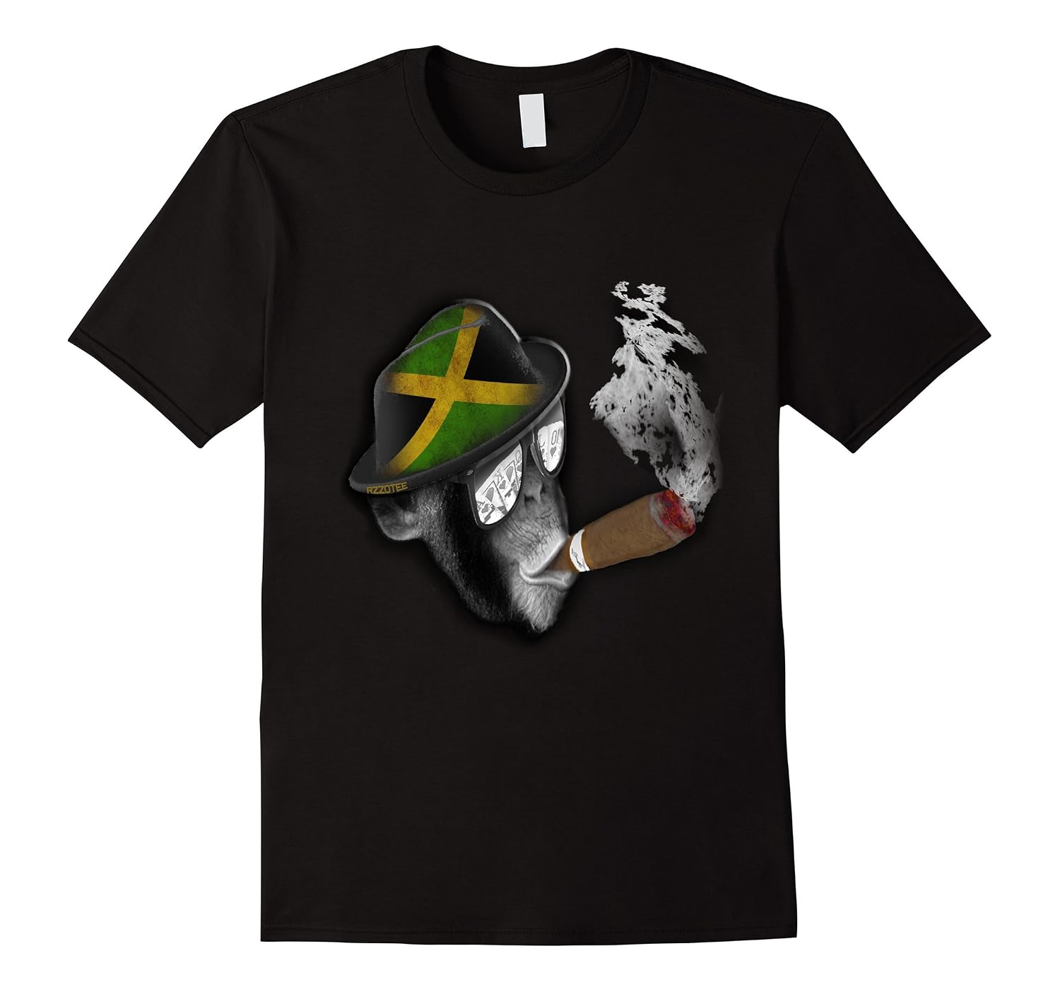 Great Caribbean flag Cigar monkey flag t-shirt apparel-Art – Artvinatee