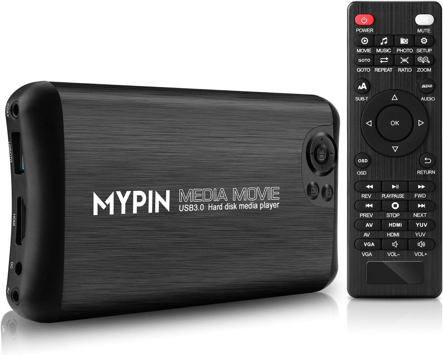 MYPIN Reproductor Multimedia Digital Reproductor Multimedia Caja HDMI ...