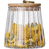 Amazon.com: FANTESTICRYAN Glass Coffee Nuts Canister Airtight Storage ...