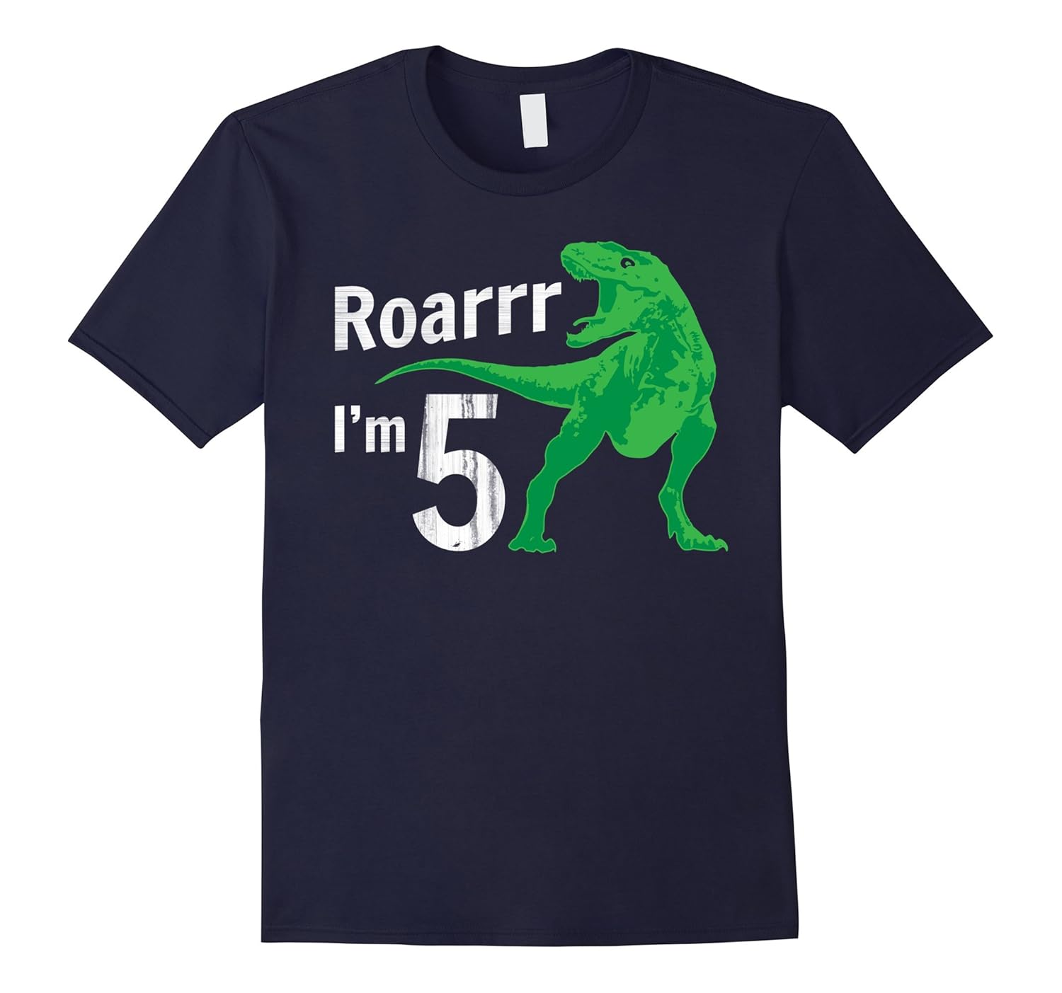 Kids 5th Birthday Dinosaur Gift T Shirt For 5 Year Old 4LVS