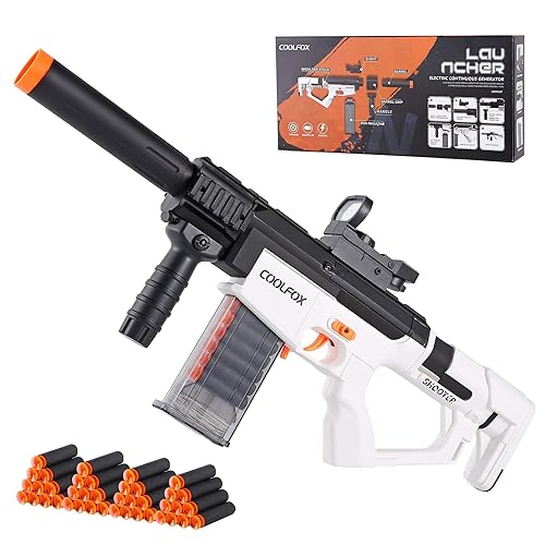Electric Toy Gun Foam Blaster Guns, Automatic Bullets Foam Dart Guns ...