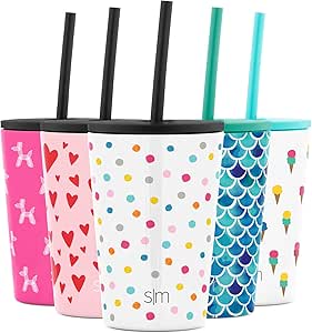 Amazon.com: Simple Modern Toddler Cup with Lid and Silicone Straw ...