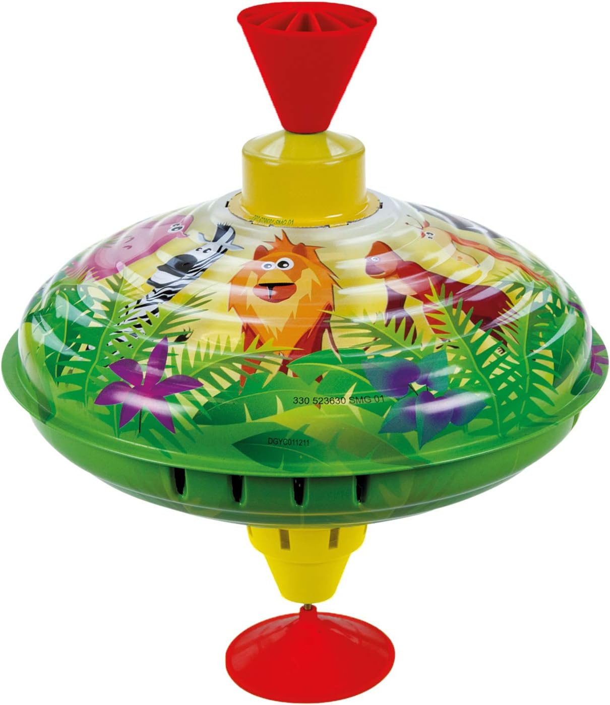 Lena 52263 Brummkreisel Dschungeltiere Ø 16 cm, Metall Schwungkreisel ...