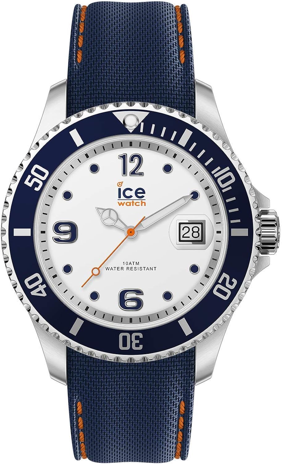 Ice-Watch - ICE steel White blue - Montre bleue pour homme avec ...