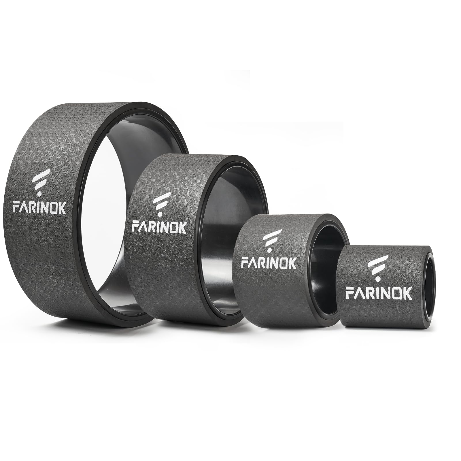 Yoga Wheel for Back Pain Relief, Back Roller Wheel with Extra Cushion ...