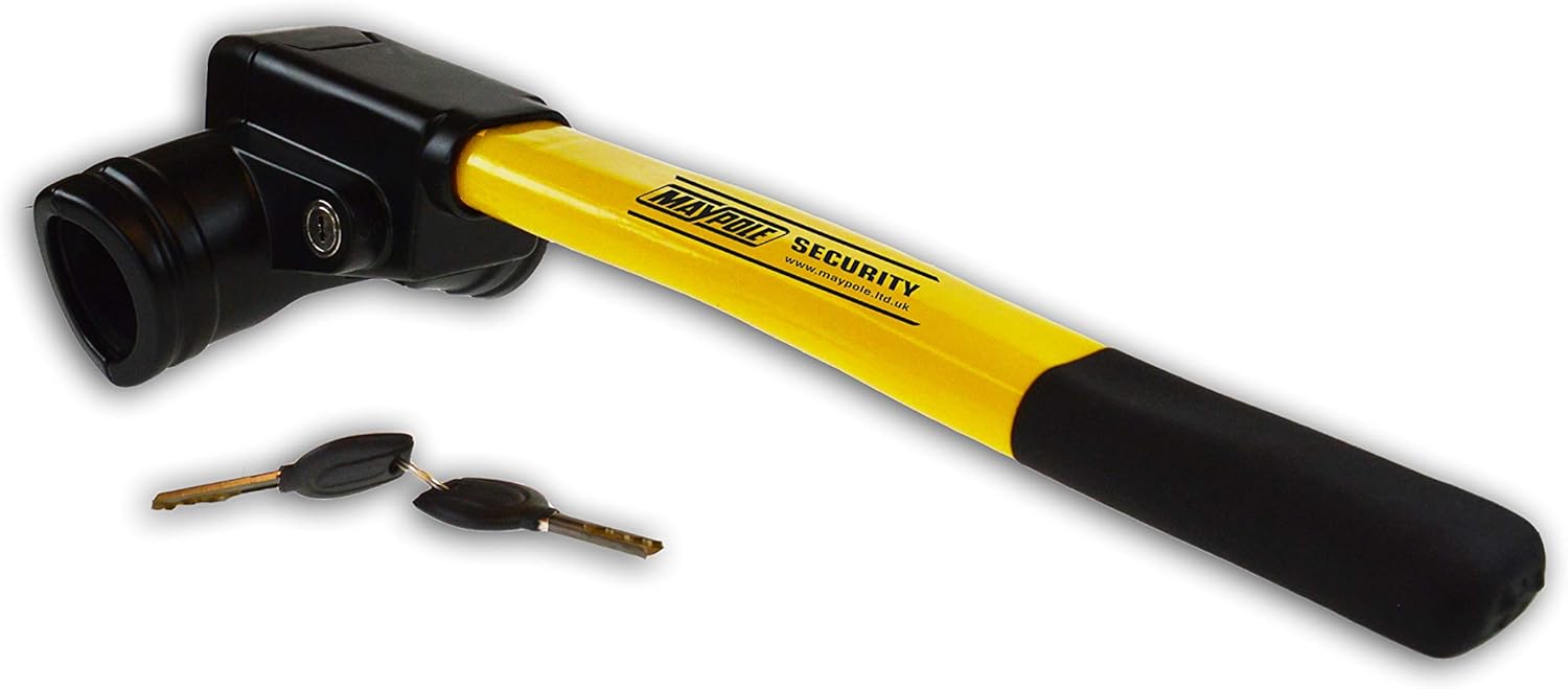 BITS4REASONS New Model Maypole Dashboard Universal Steering Wheel Lock MP9045 – BigaMart