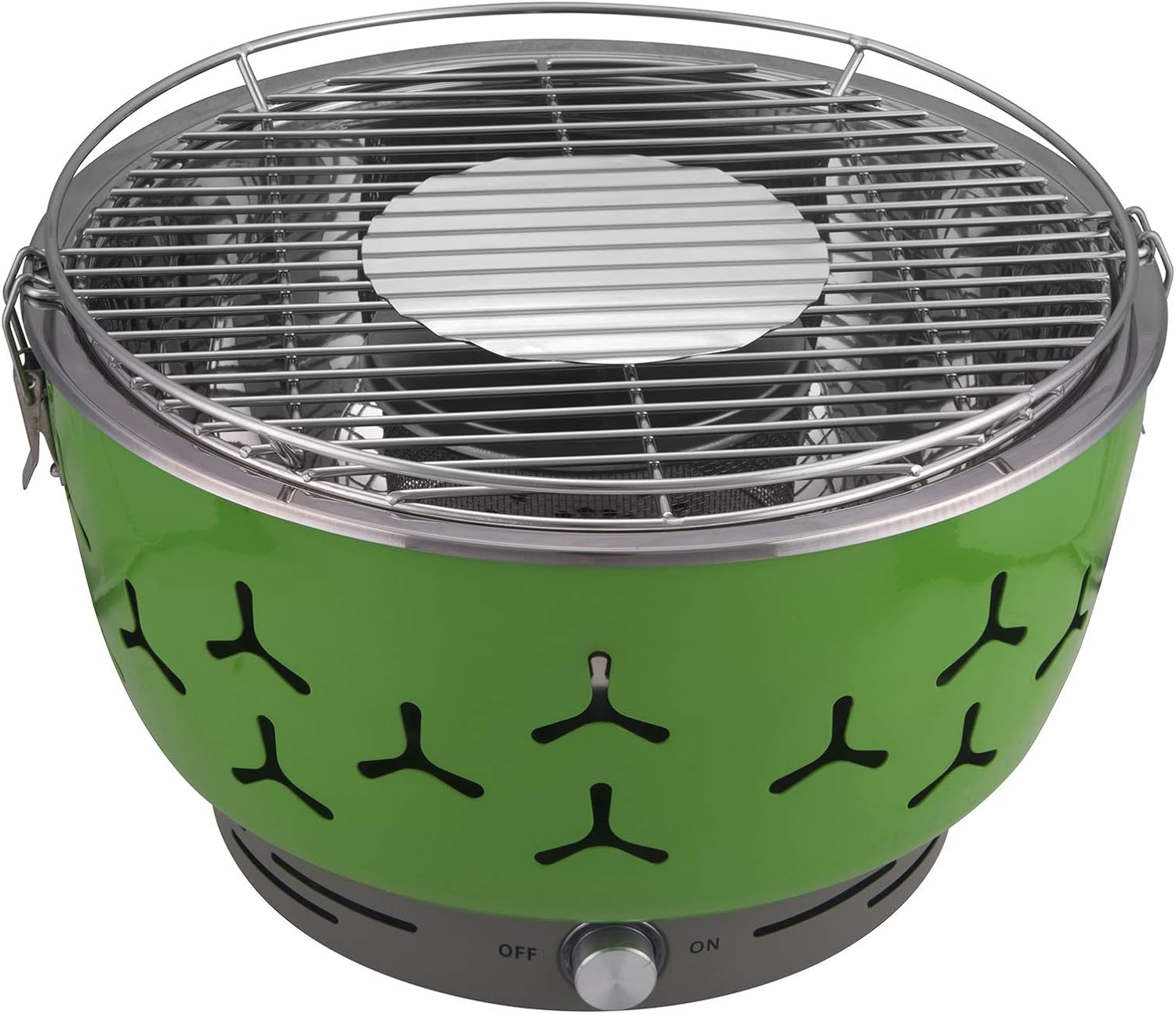 eSituro Barbecue Portatile a Carbone da Tavola Griglia con Ventola a ...