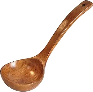 Amazon.com: Wooden Ladle. Long Handle Ladle Utensils for Soup.Handmade ...