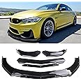 Amazon.com: goodfitment Universal Front Lip for Car,Glossy Black Front ...