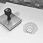 Amazon.com : 1" 2" 3" 4" Large Logo Stamp - Custom Stamp - Personalized ...