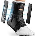 Amazon.com: WHCOOL Slim-Fit Ankle Brace for Sprained Ankle, Quick Lace ...