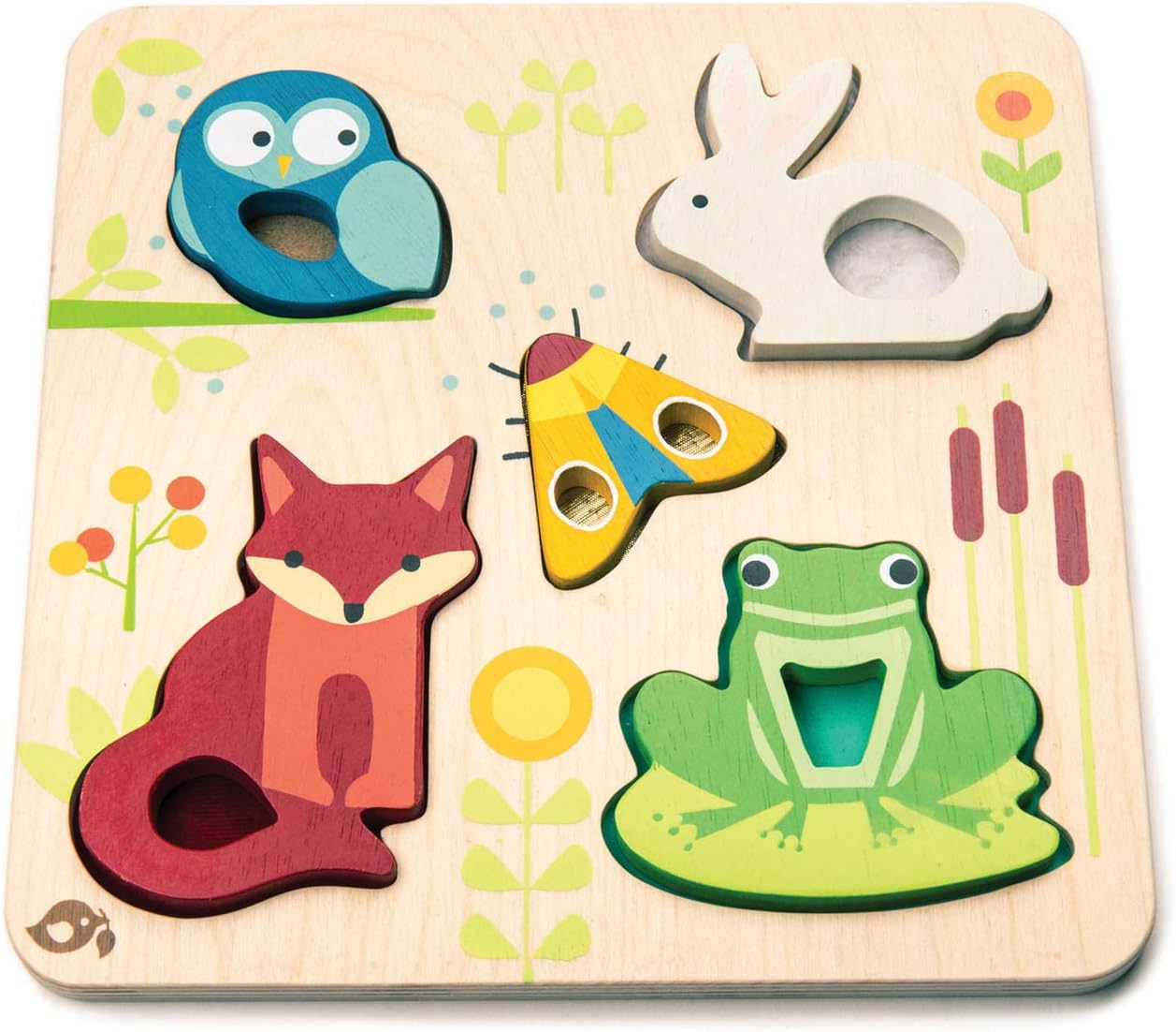 Tender Leaf Toys Touchy Feely Animals – Tactile Shape Sorting Game ...