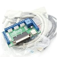 Amazon.com: CNCTOPBAOS 5 Axis Mach3 Motion Control Card,CNC Stepper Motor Driver Controller ...