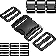 Amazon.com: HISUNTEC Buckles for 2" Straps: 4 set Side Release Buckle and 8 pcs Tri-Glide ...