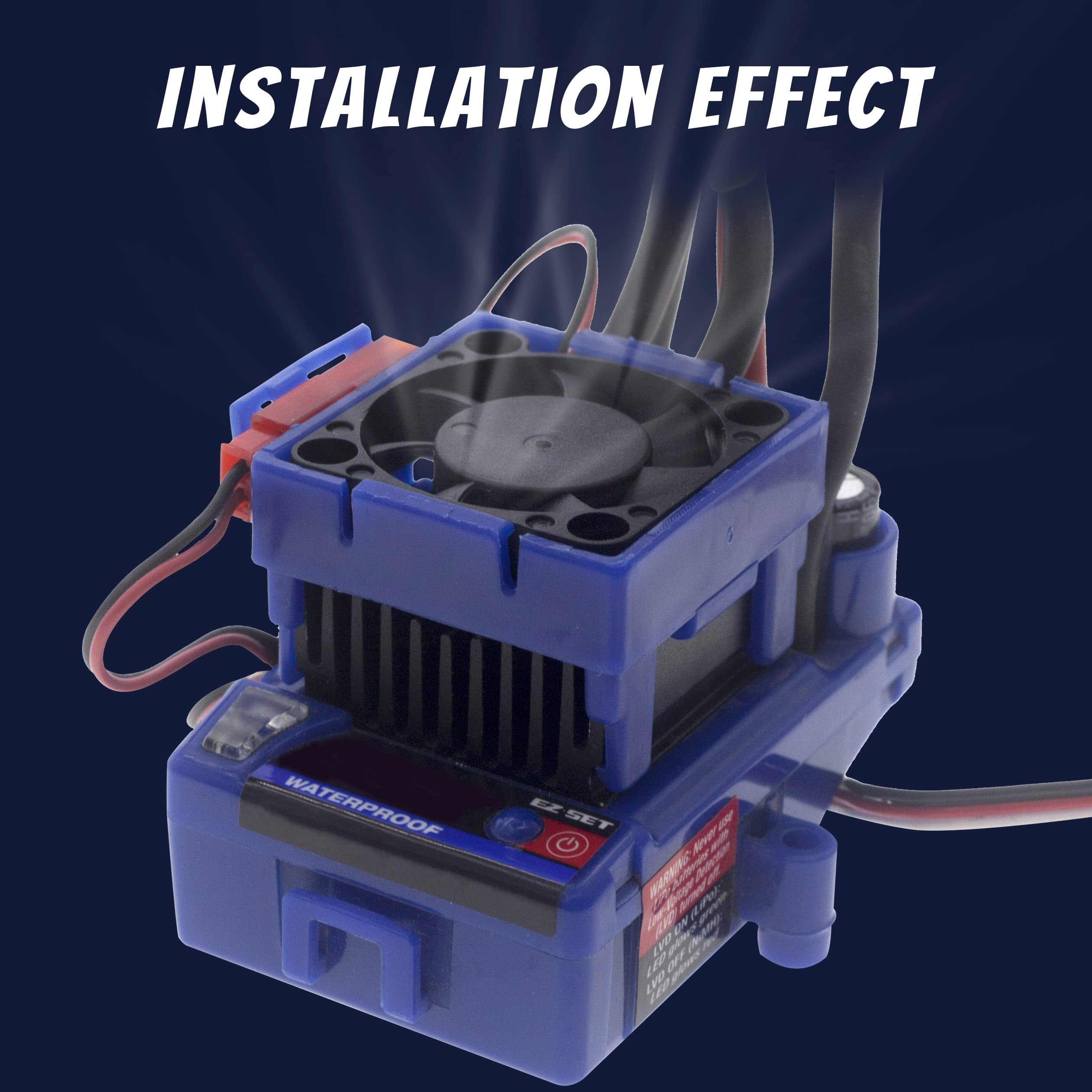 Mua GLOBACT VXL-3s ESC Cooling Fan Heat Sink High Velocity Fan Heatsink ...