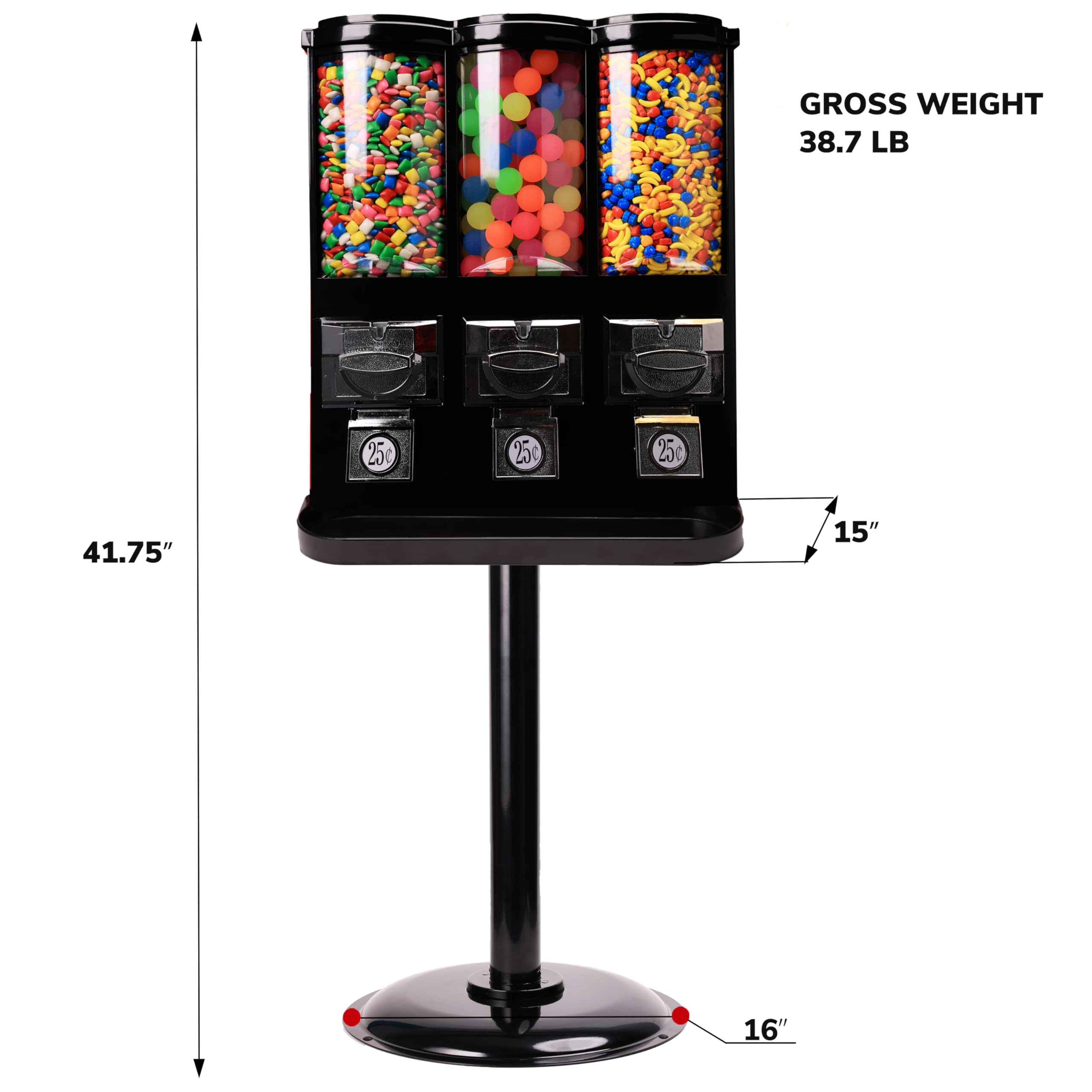 Mua Vending Machine - Commercial Gumball and Candy Machine with Stand ...