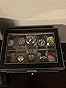 Amazon.com: BEWISHOME Watch Box Organizer with Valet Drawer - Real ...