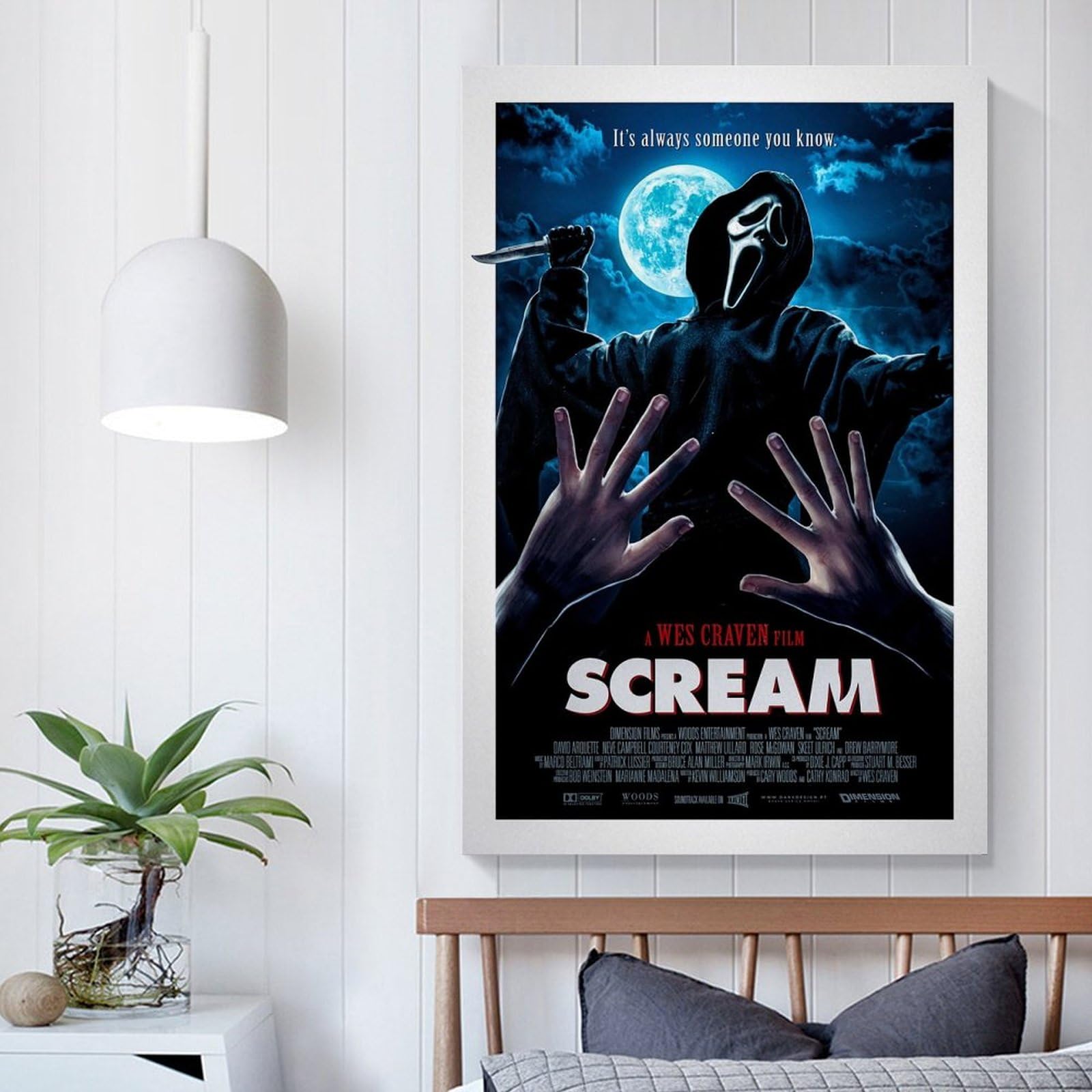 Scream Poster Horror Movie Poster Movie Posters For Wall Decor, Scary ...