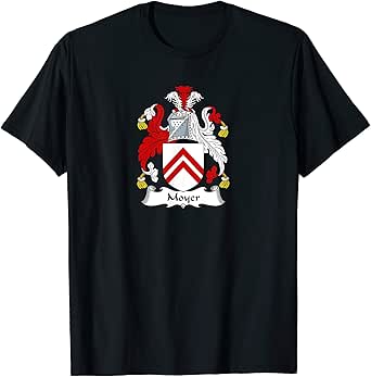 Amazon.com: Moyer Coat of Arms - Family Crest Shirt: Clothing
