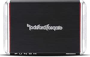 Amazon.com: Rockford Fosgate PBR300X4 Punch 300 Watt 4 Channel Boosted ...
