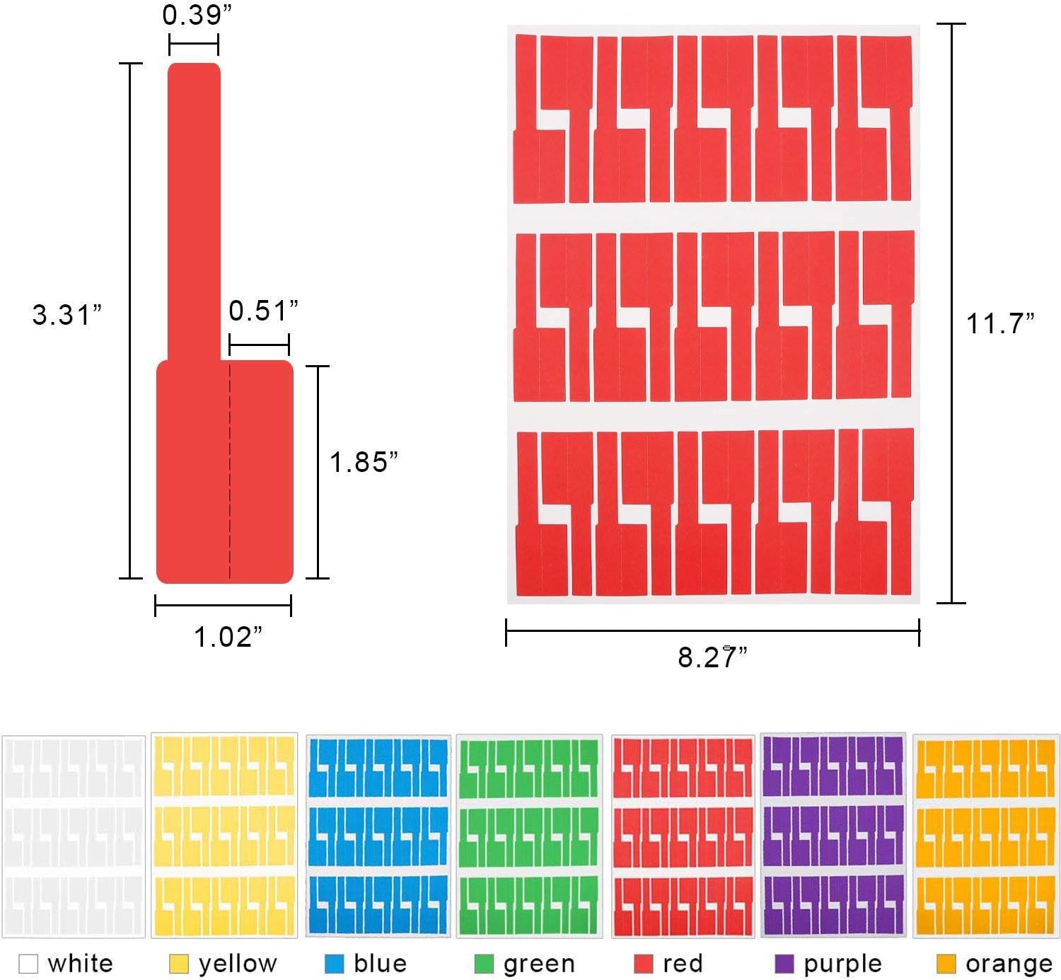 420 Pcs Cable Tags Cable Labels Stickers Waterproof Cable Markers ...
