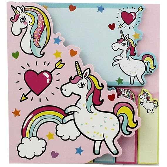 Unicorn Sticky Notes and Tab Set: Amazon.co.uk: Office Products