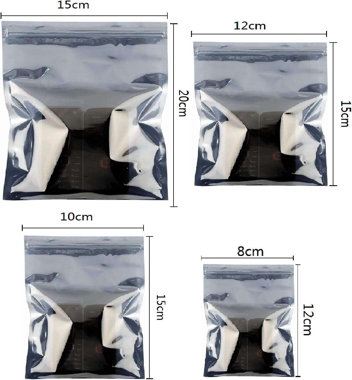 ESD Anti-Static ESD Shielding Bags Resealable for Sensitive Electronic ...