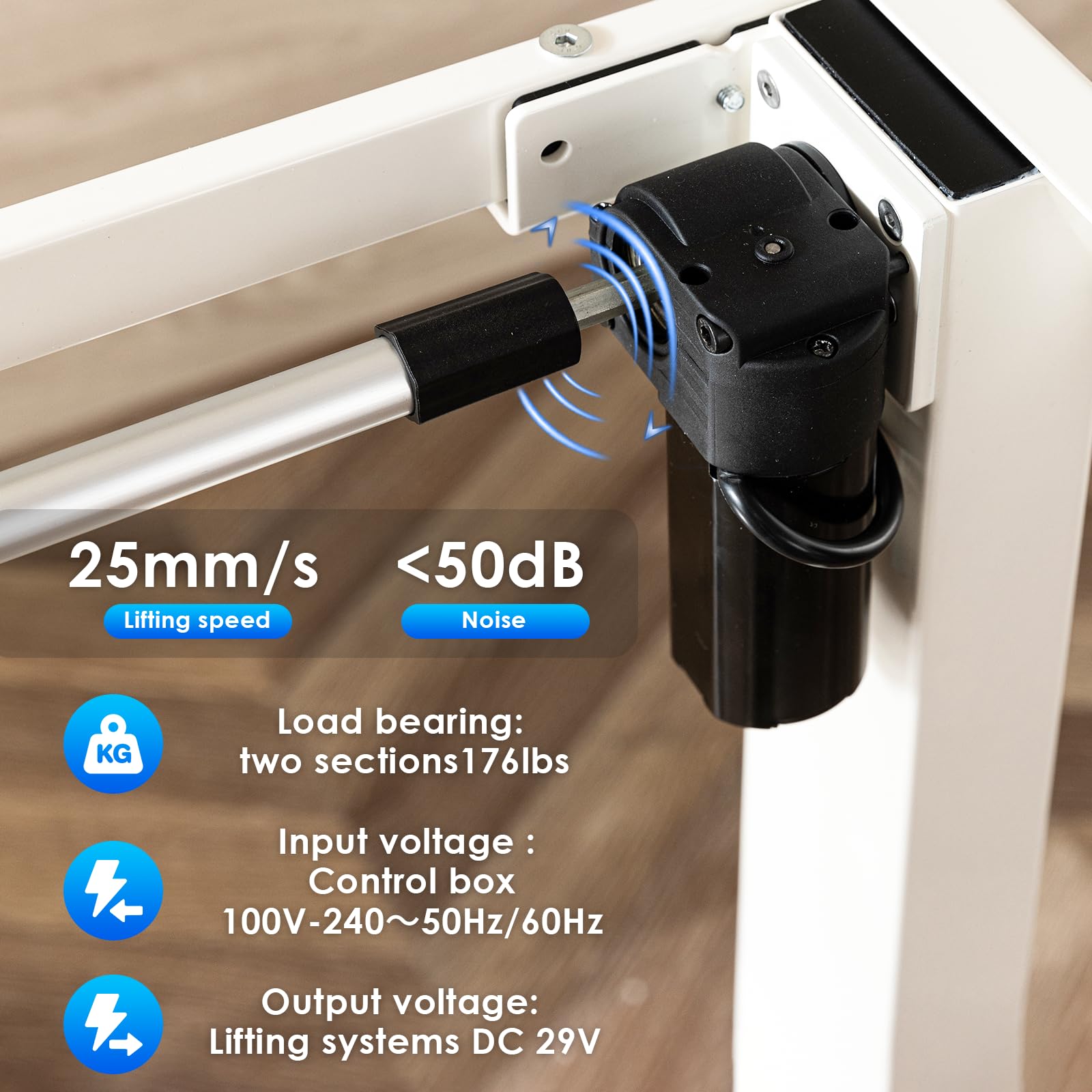 Mua Electric Standing Desk Frame Height Width Adjustable Desk DIY ...