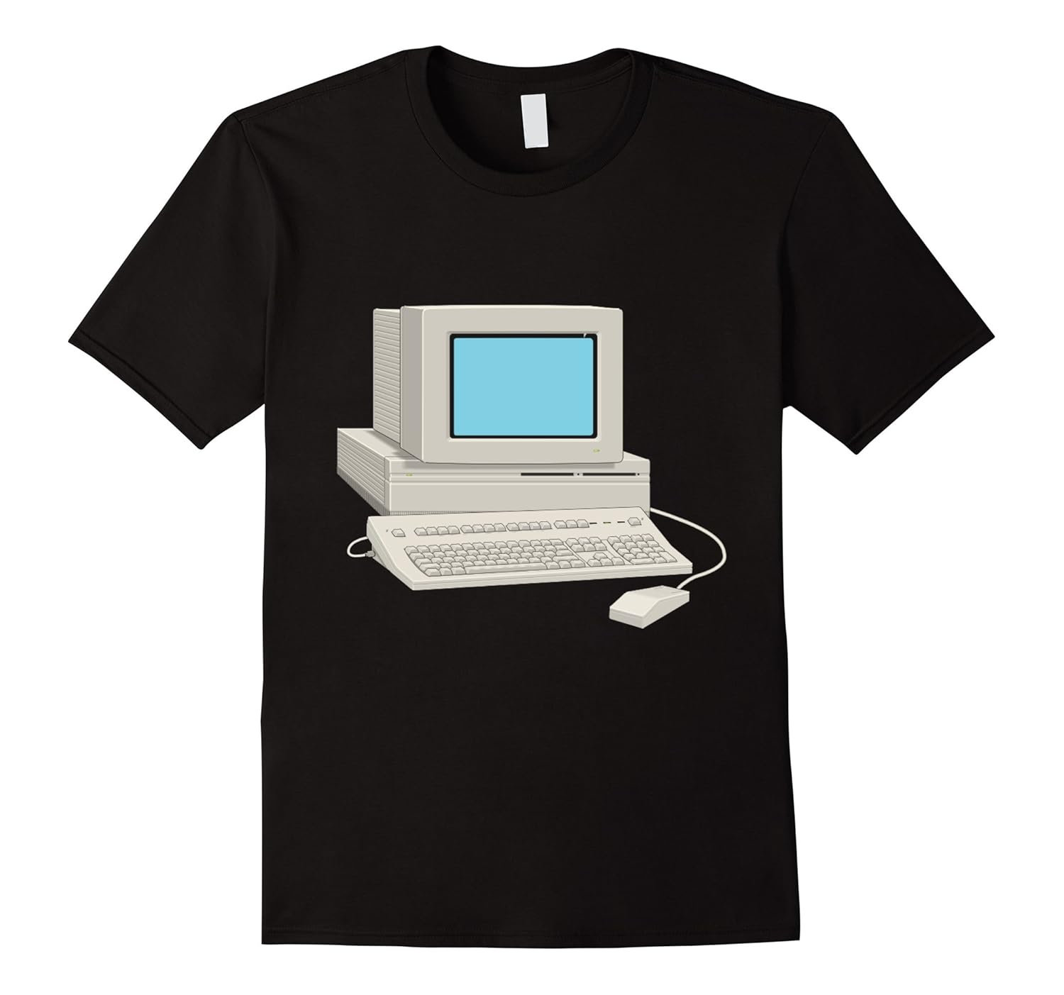Antique Computer t-shirt Vintage Desktop Monitor Keyboard-T-Shirt ...
