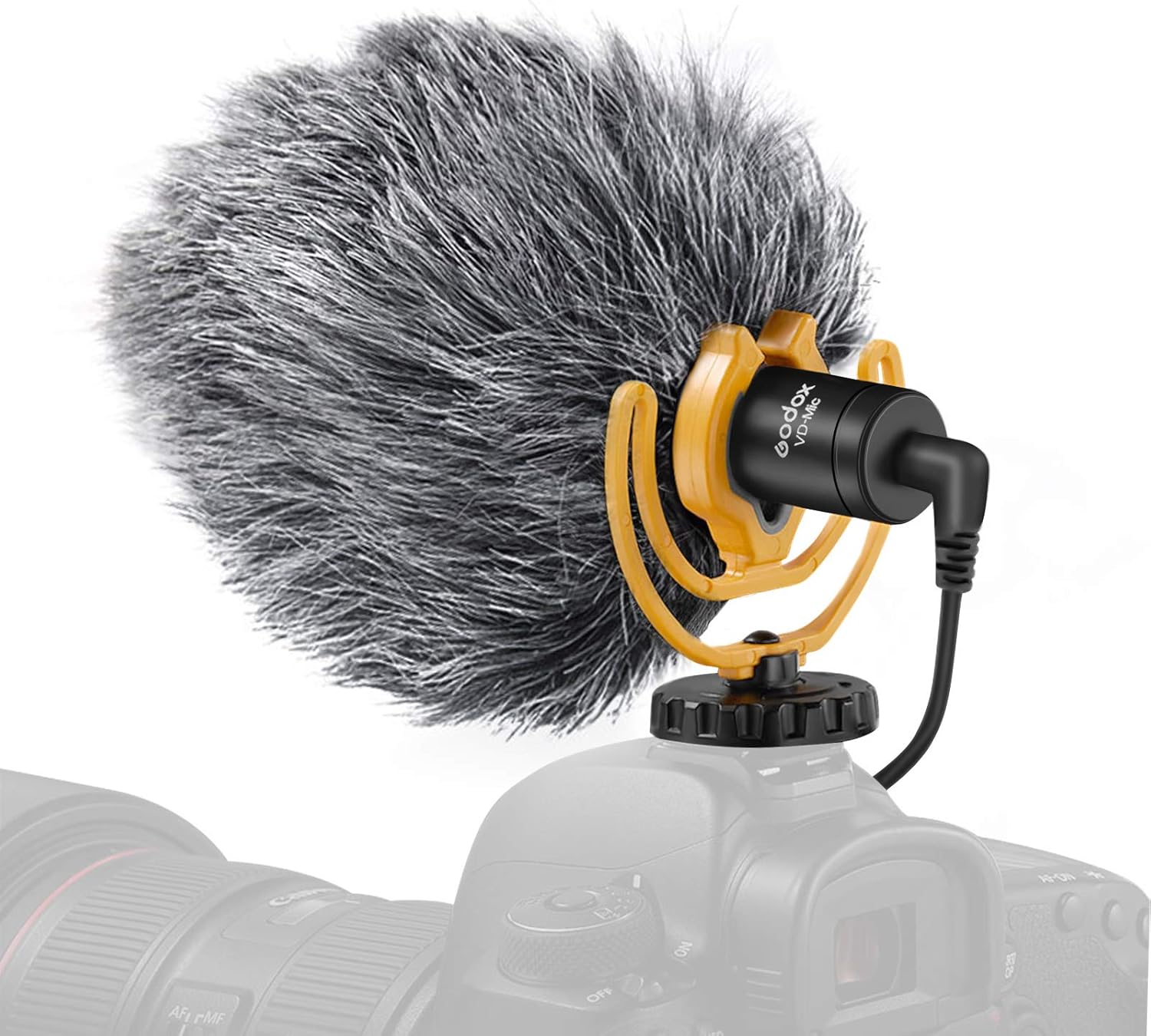 GODOX VD-Mic Video Microphone for Camera with Rycote Lyre Shock Mount ...