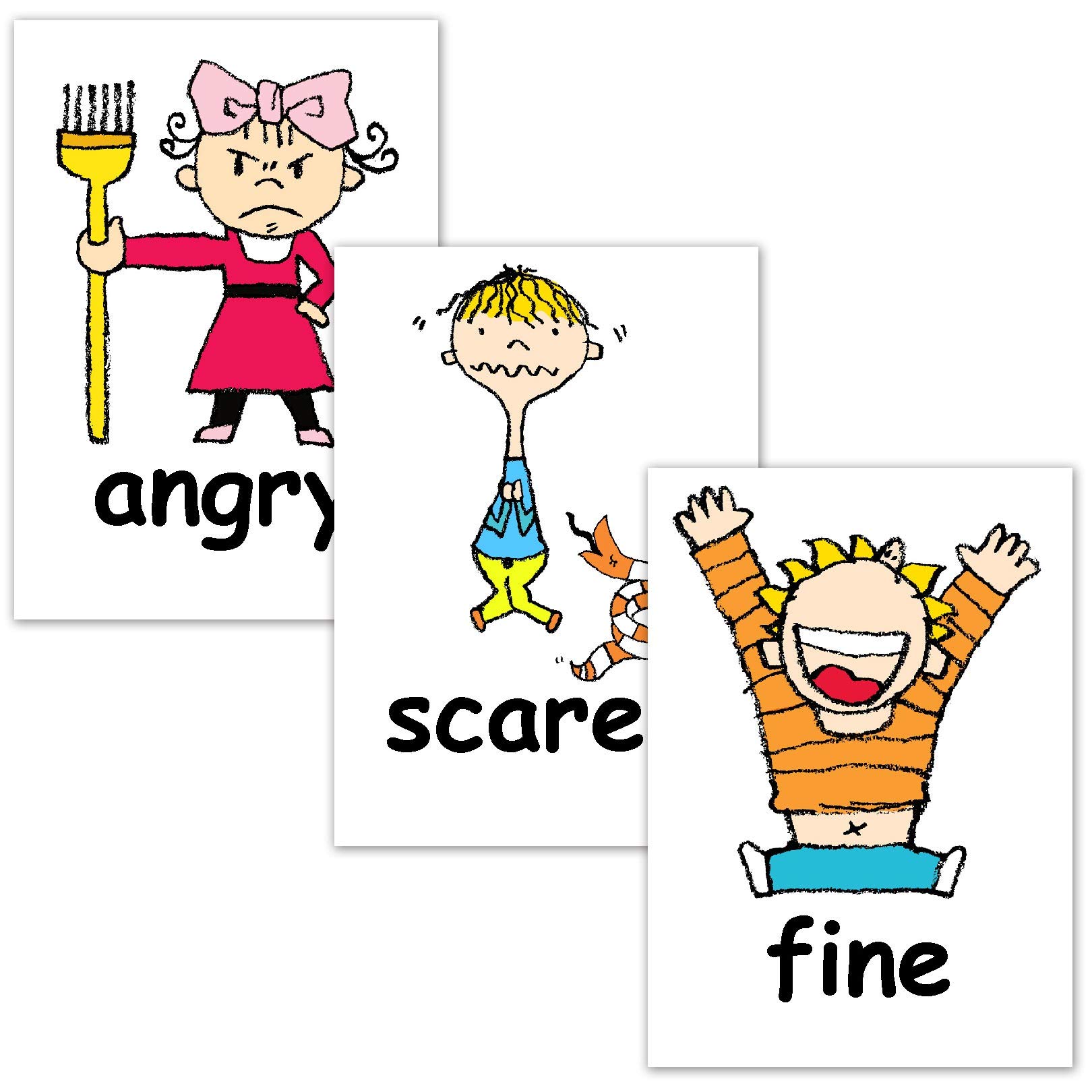 Mua Flash Cards (Adjectives (People's Feelings) â A4 Size â Laminated â ...