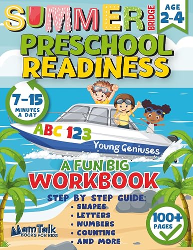 Summer Bridge Preschool Readiness Workbook: A Fun Big Preschool Prep ...