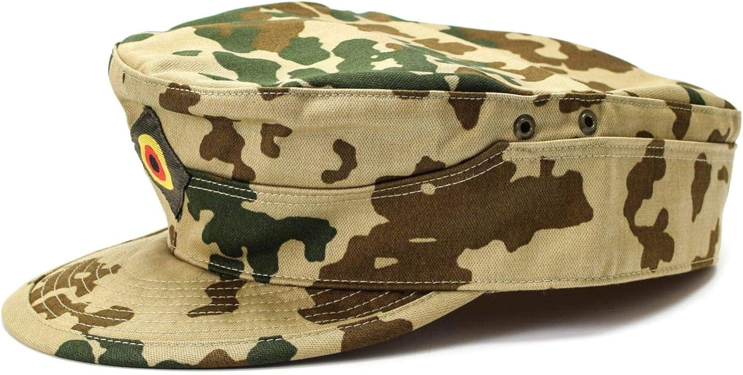 Amazon.com: Genuine Brand German Army Cap Fleckt-tarn Olive Desert ...