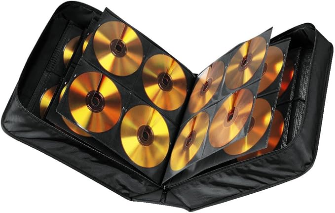 Hama CD wallet for storing 304 CDs/DVDs/Blu-rays, black: Amazon.co.uk ...