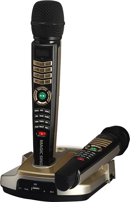 Amazon.com: Magic Sing ET23KH HD Resolution Karaoke System with 2 ...