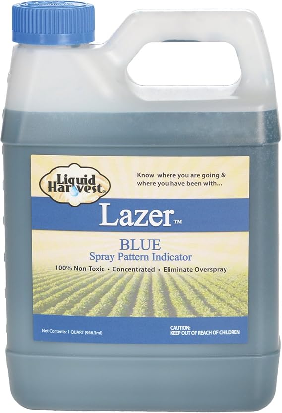 Liquid Harvest Lazer Blue Concentrated Spray Pattern Indicator - 32 ...