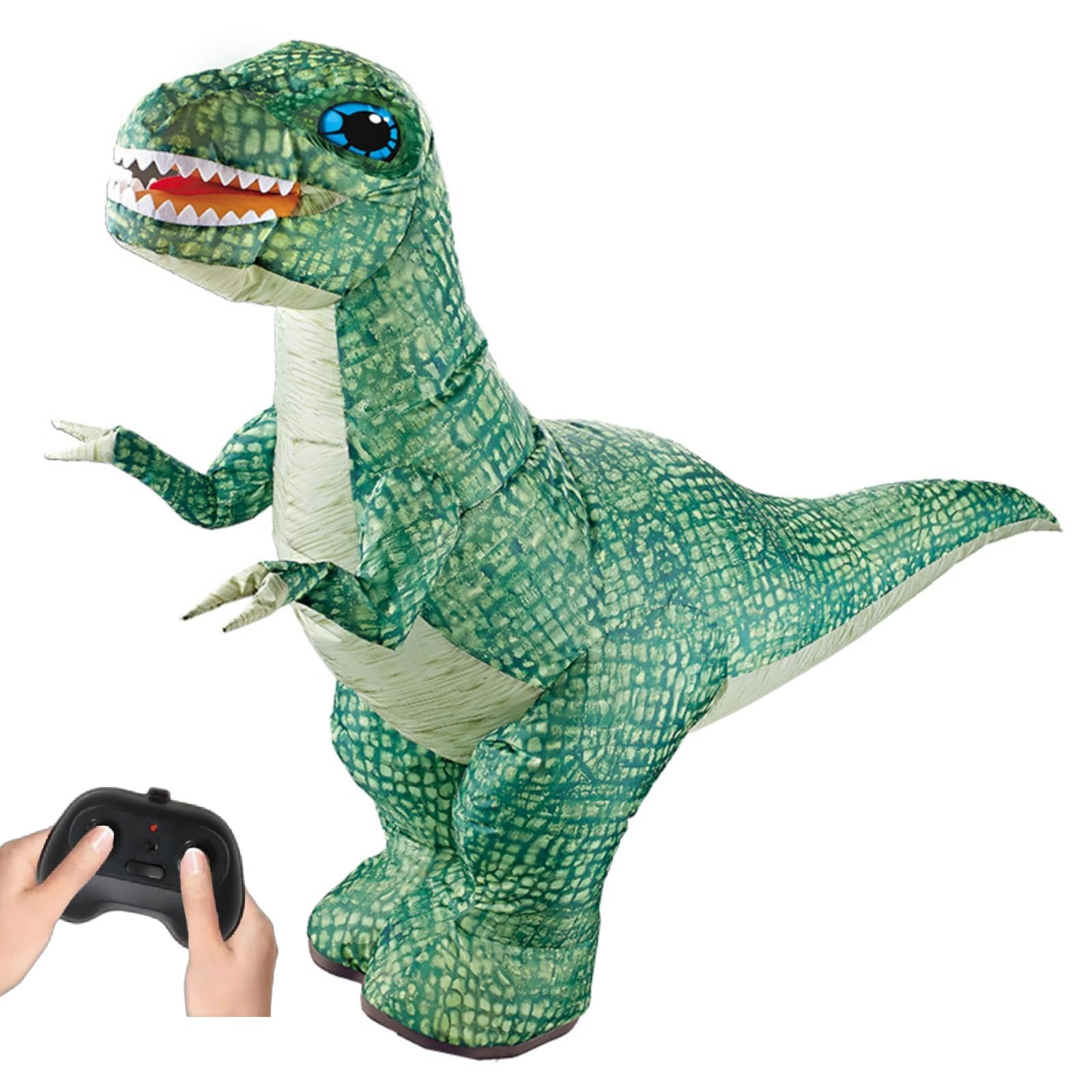 PUIEAUST Electric Inflatable Remote Control Dinosaur Large Children's ...